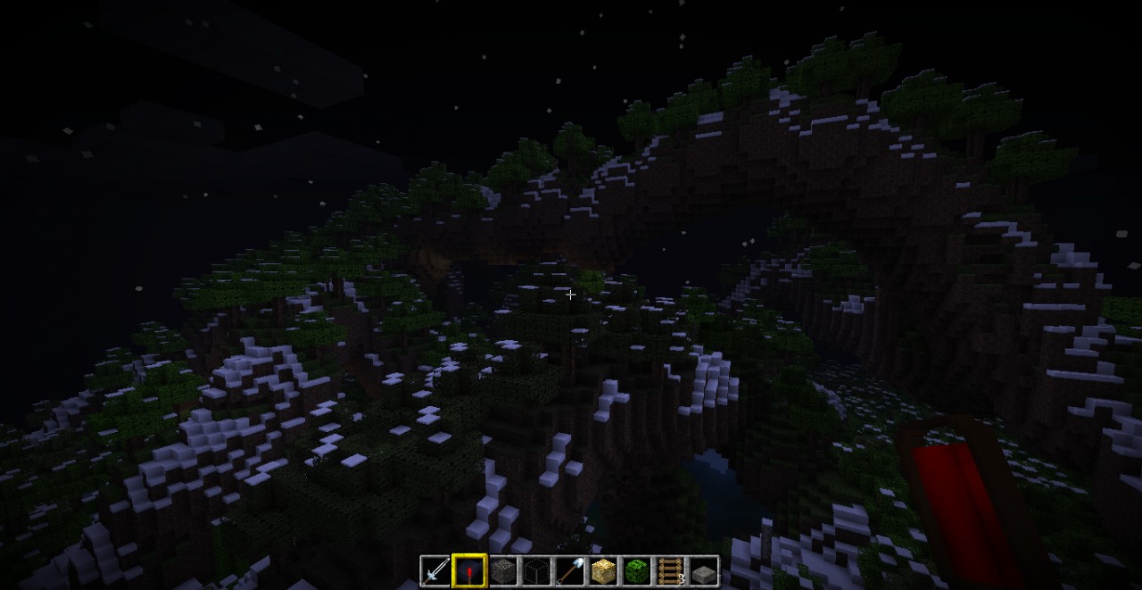 custom terrain Minecraft Map