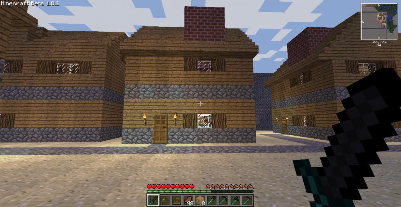 Two Storey NPC house Minecraft Map