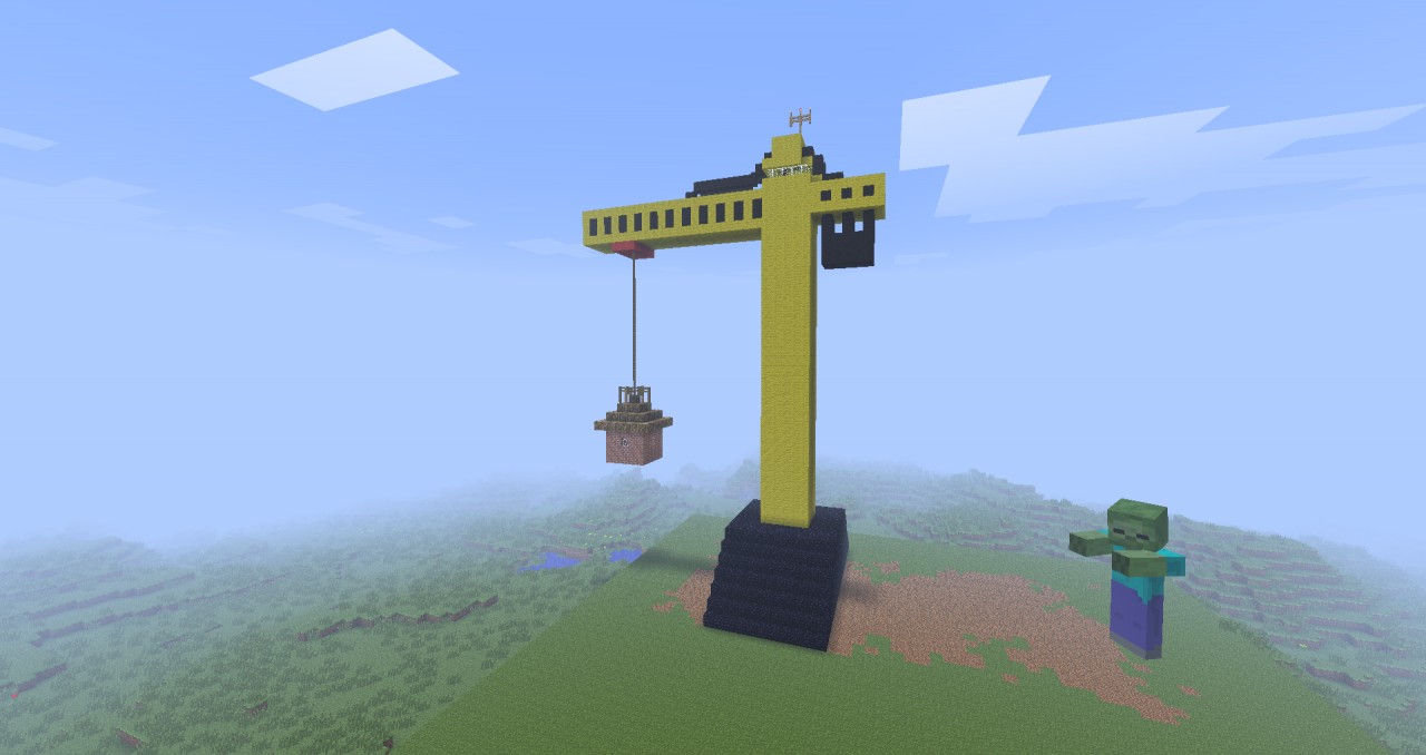 MY FIRST CRANE Minecraft Map