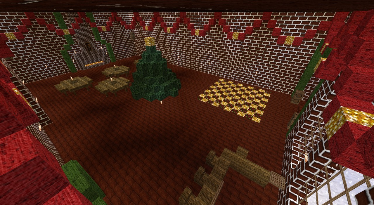 Gingerbread Christmas castle (Smithsonian) Minecraft Map