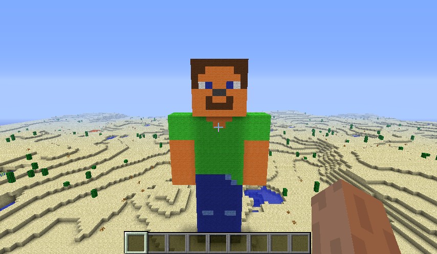 Giant Steve Minecraft Map