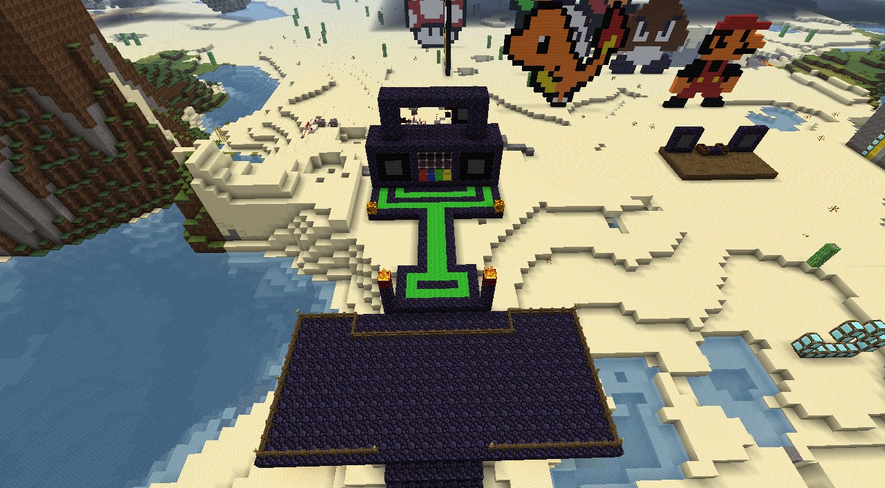 Giant BOOMBOX Stage Minecraft Project