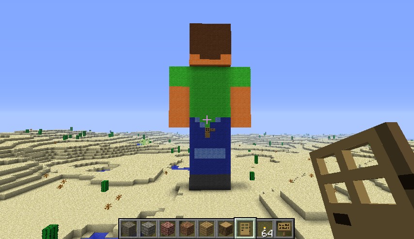 Giant Steve Minecraft Map