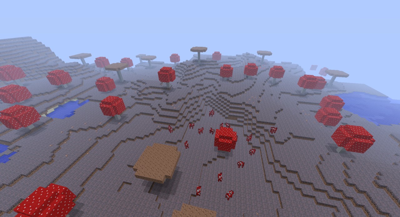 Sweet mushroom biome Minecraft Map