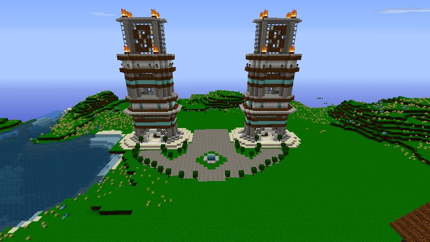 Entrance to my new City Minecraft Map