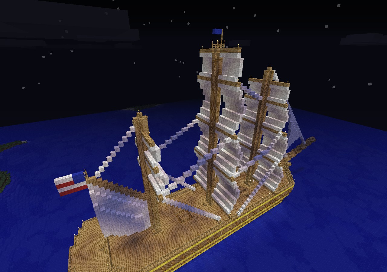 War Sailboat Minecraft Map