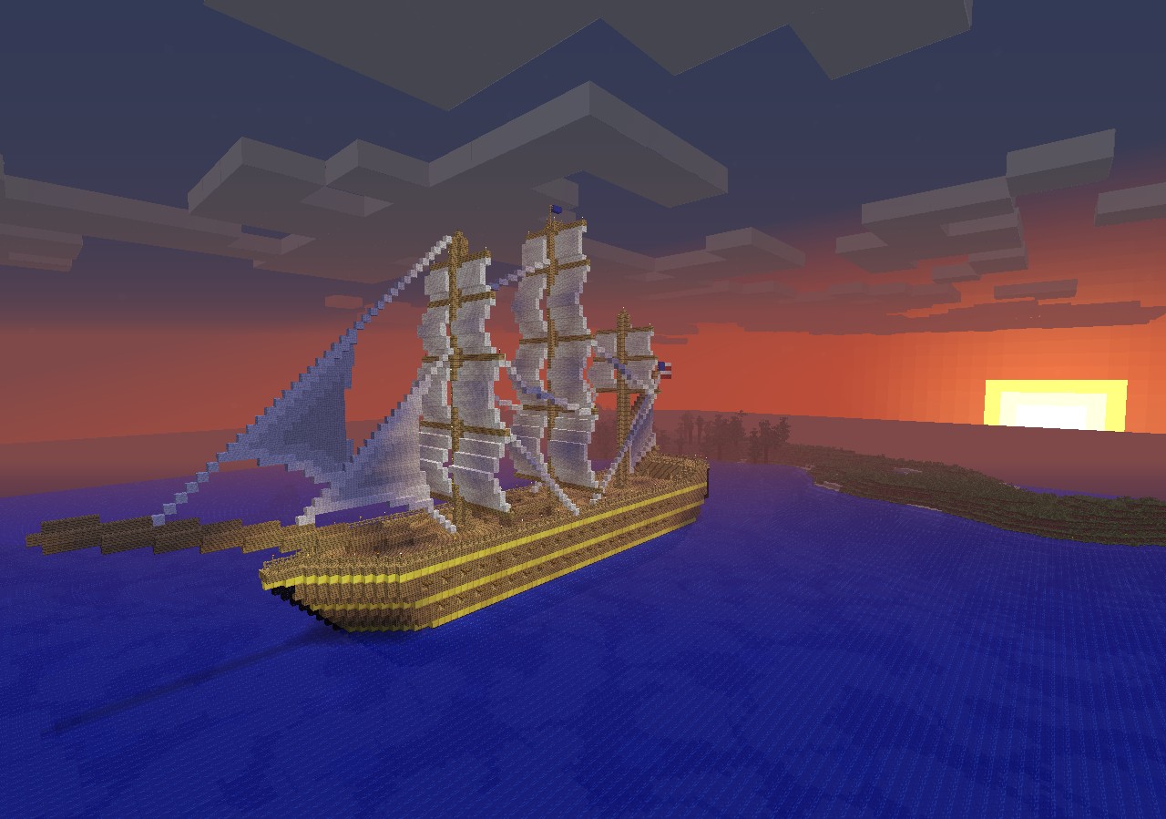 War Sailboat Minecraft Map