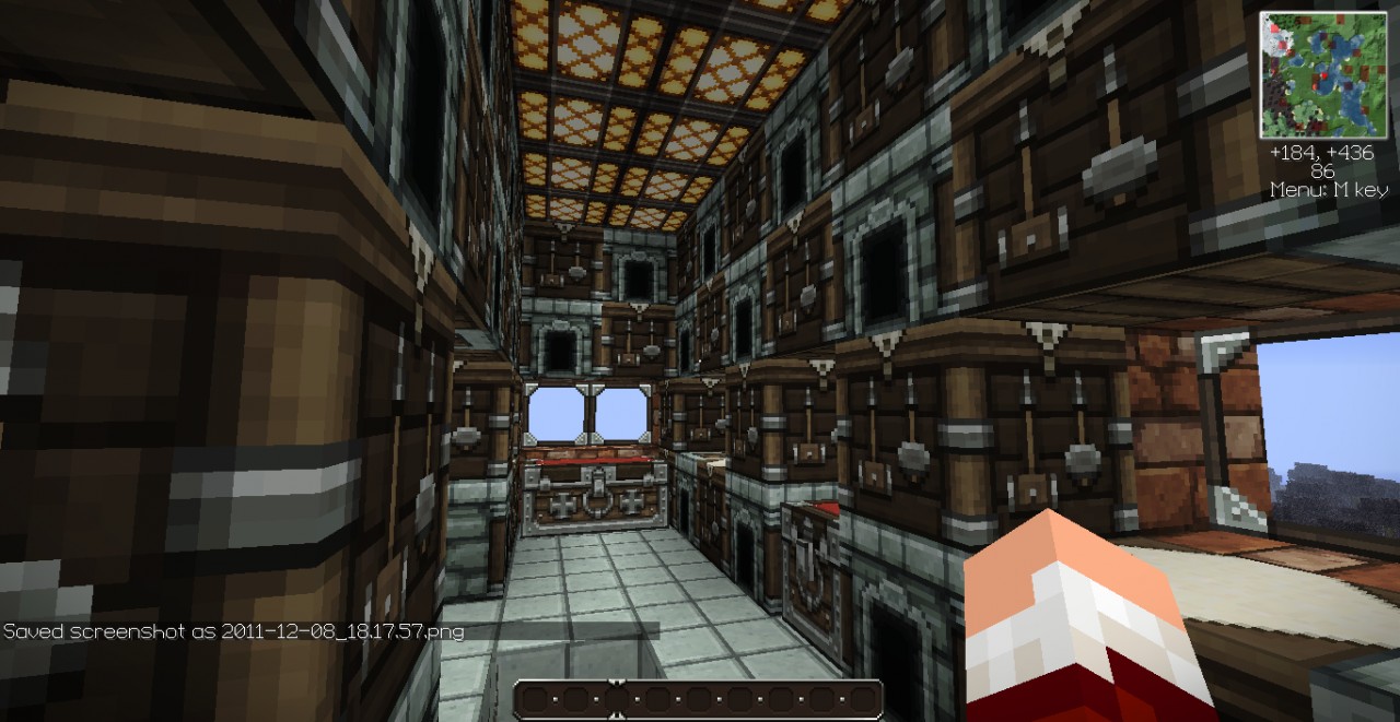 Modern house whit awsome treasure cave nearby! Minecraft Map