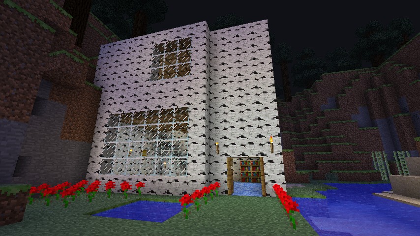 Riverside House With Lava Basement Minecraft Map