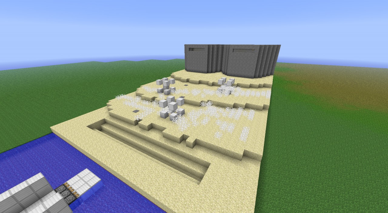 D-Day recreaction Minecraft Map