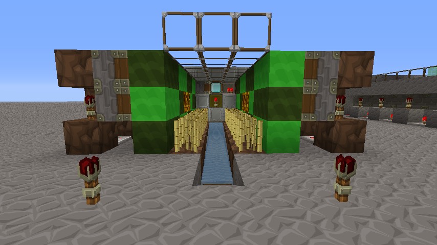 100% Automated reed farm Minecraft Map