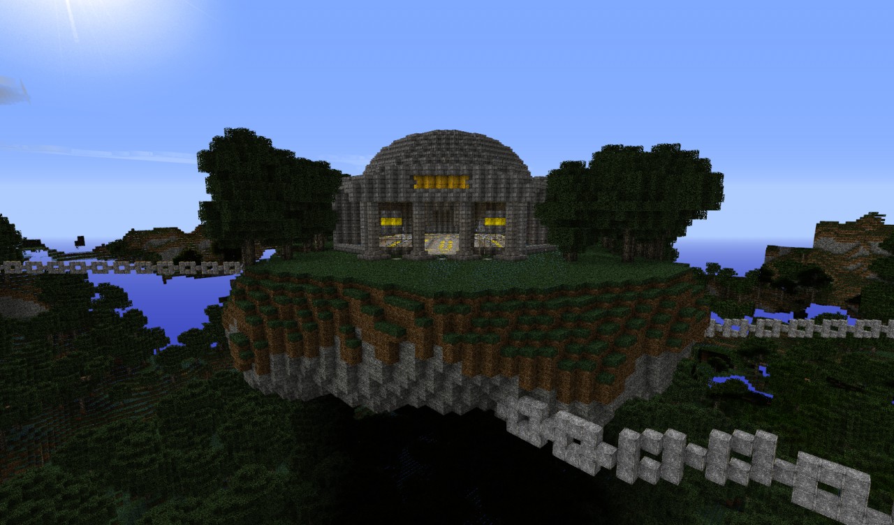 Chained Island Temple Minecraft Map