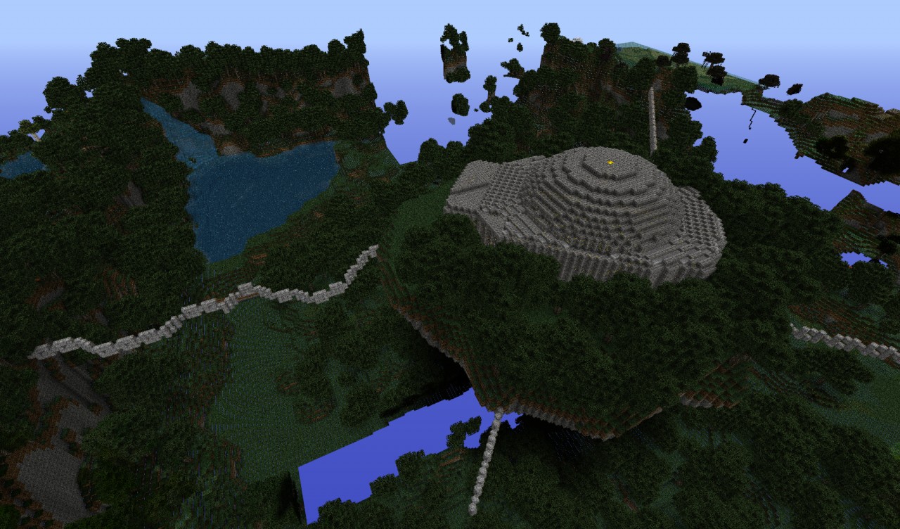 Chained Island Temple Minecraft Map