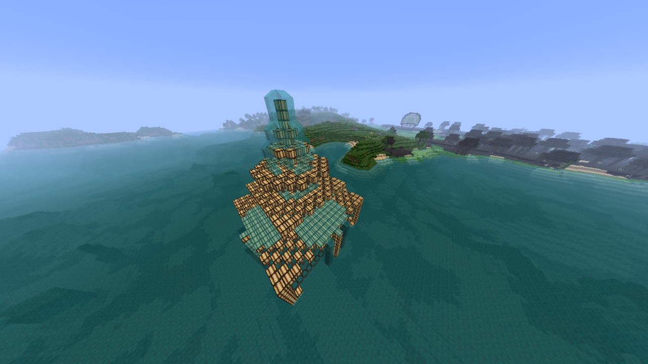 Glowstone fountain by alek4032 Minecraft Map