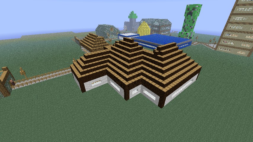 Woolen mansion Minecraft Map