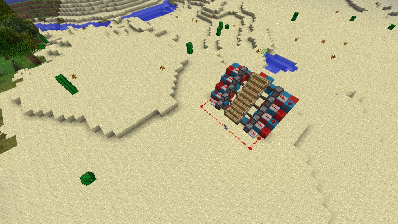 Minecraft Piston Staircase Minecraft Map