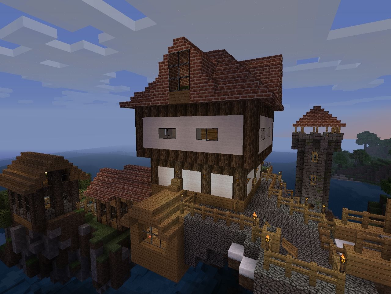 Flying City Minecraft Map