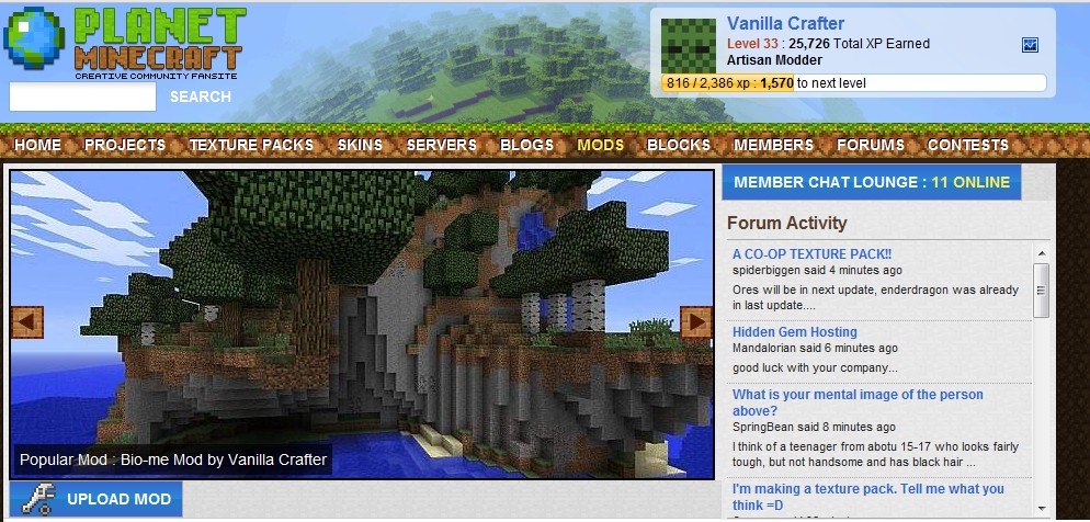 Bio-me Mod Minecraft Mod