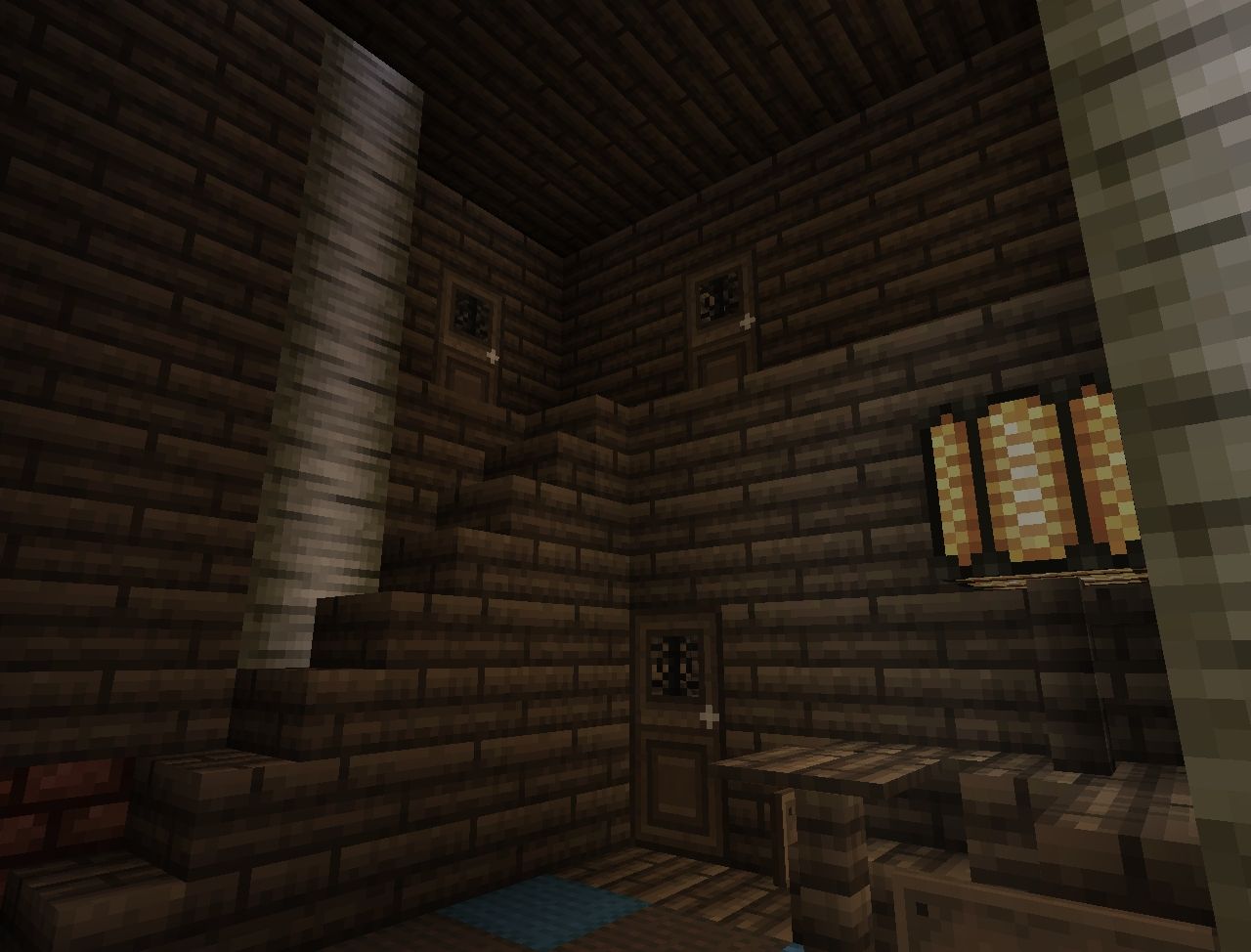 Modern Birch/Wood Home Minecraft Map