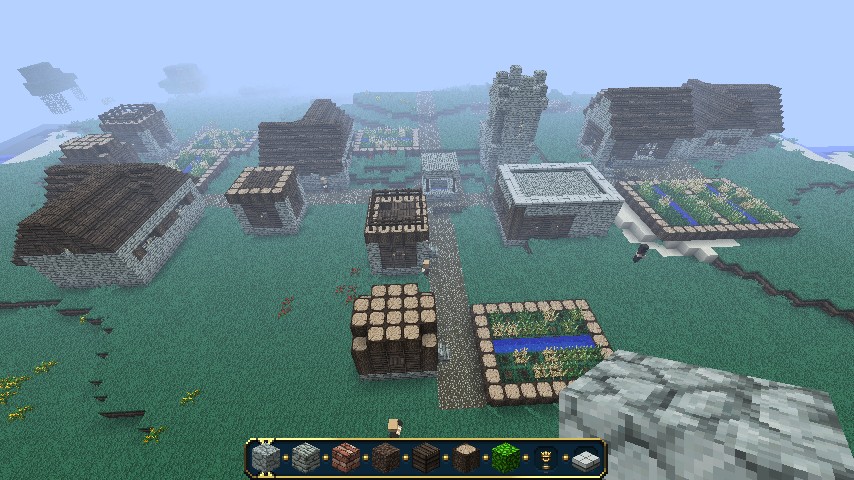 Light and dark Minecraft Map