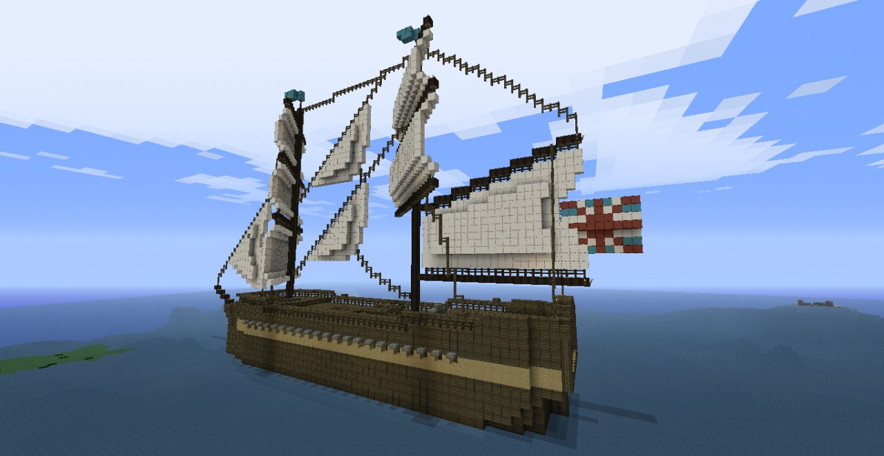 The HMS Interceptor Minecraft Map