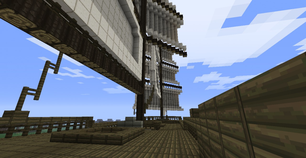 The HMS Interceptor Minecraft Map