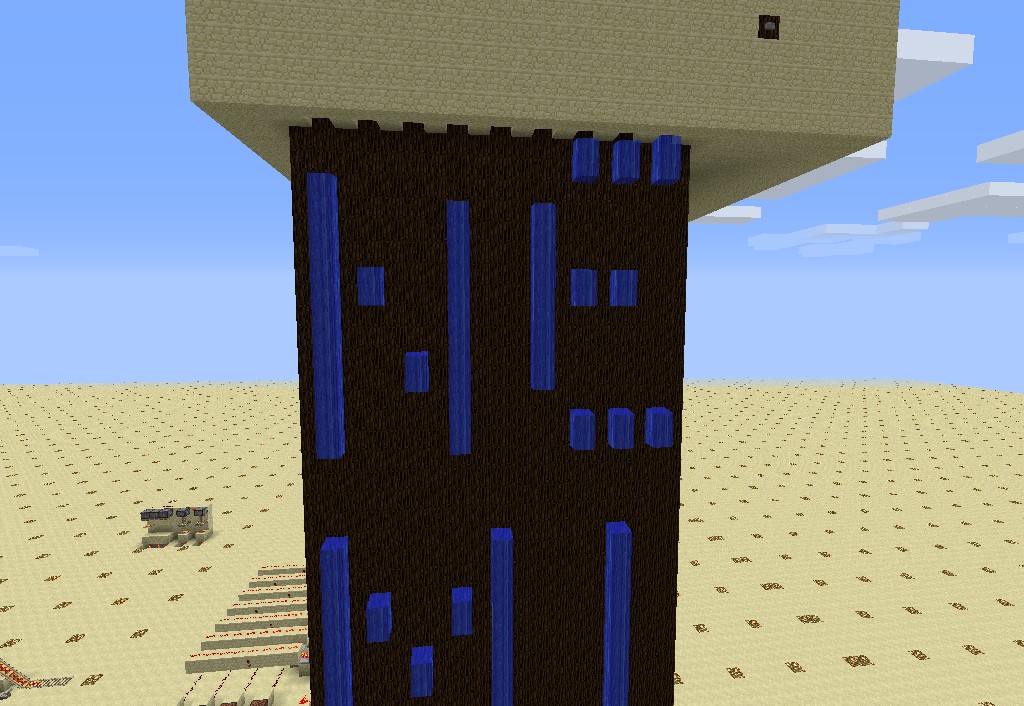 WaterBanner V2 advanced- prints "MINECRAFT" with falling water ...