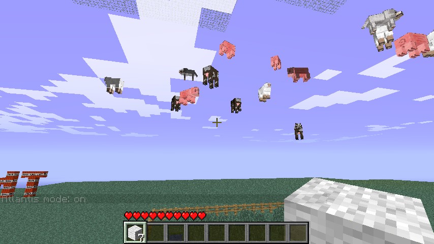 fly animals Minecraft Map