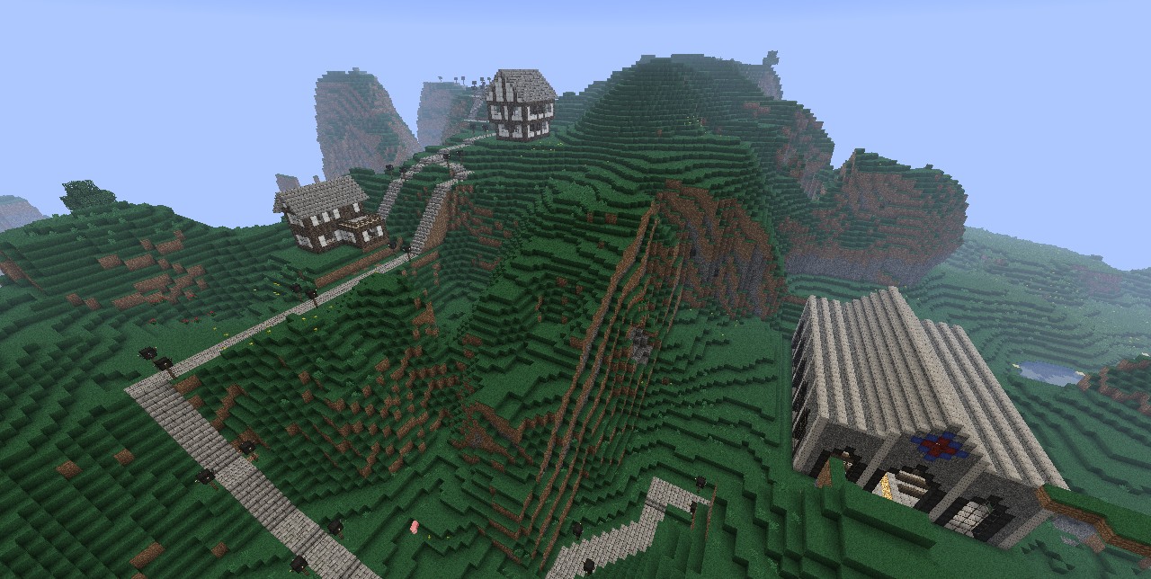 Medieval Mountain Village Minecraft Map