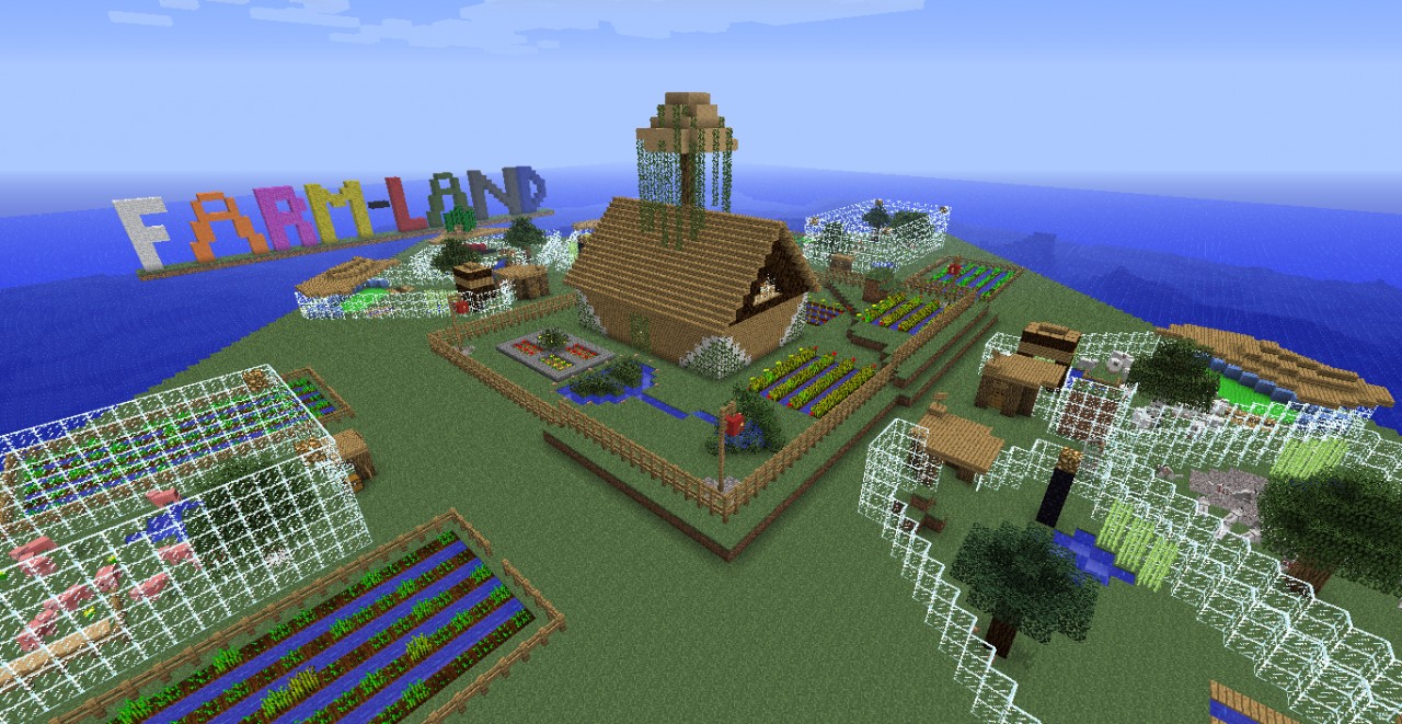 Farm-Land (Island) Minecraft Map