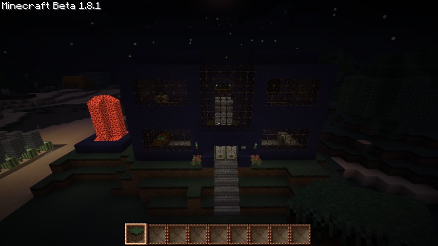 Obsidian house Minecraft Map