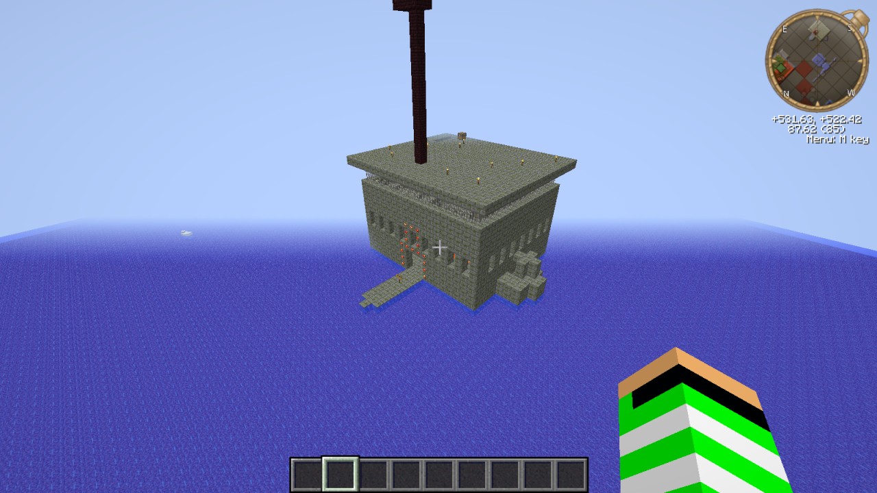 barge survival parkour Minecraft Map