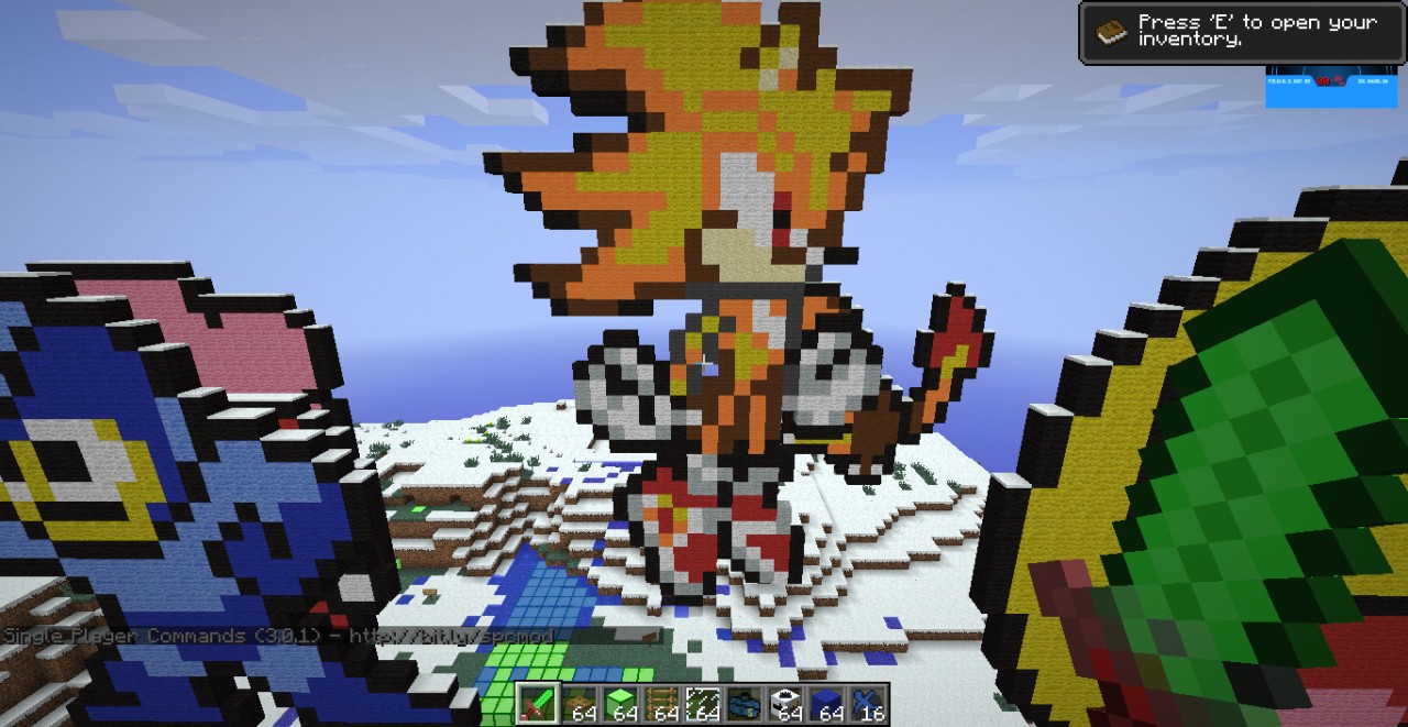 pixel world Minecraft Map