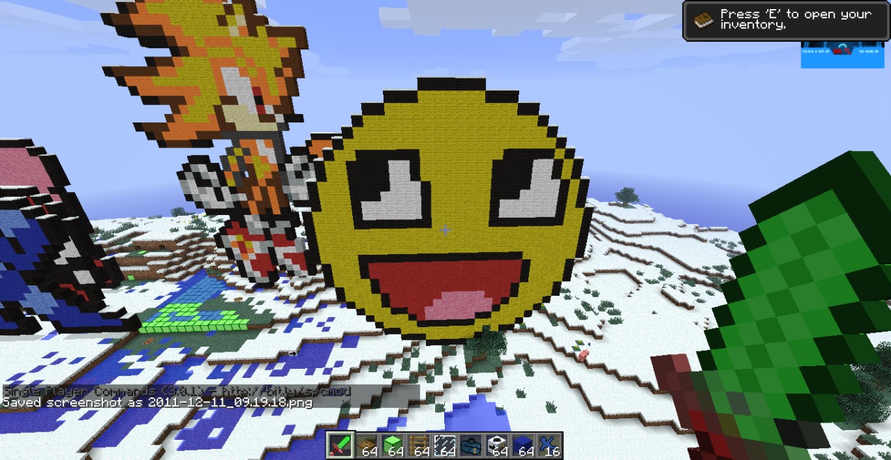 pixel world Minecraft Map