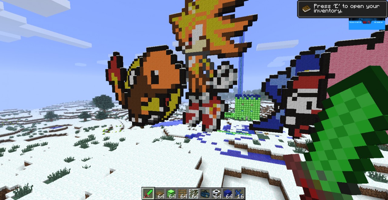 pixel world Minecraft Map