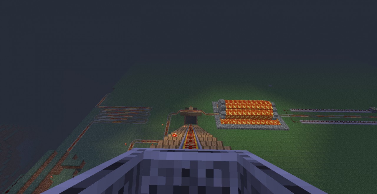 Huge Rollercoaster Minecraft Map