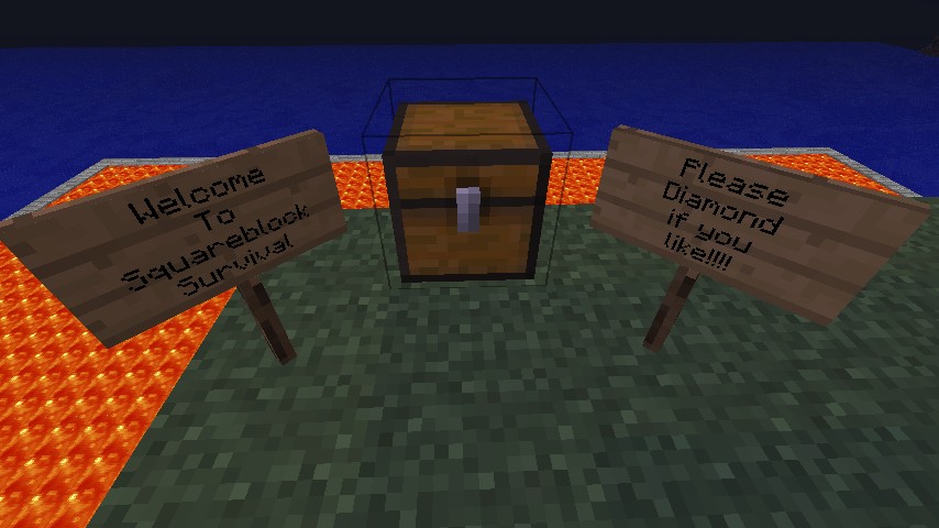 Squareblock Survival Minecraft Map
