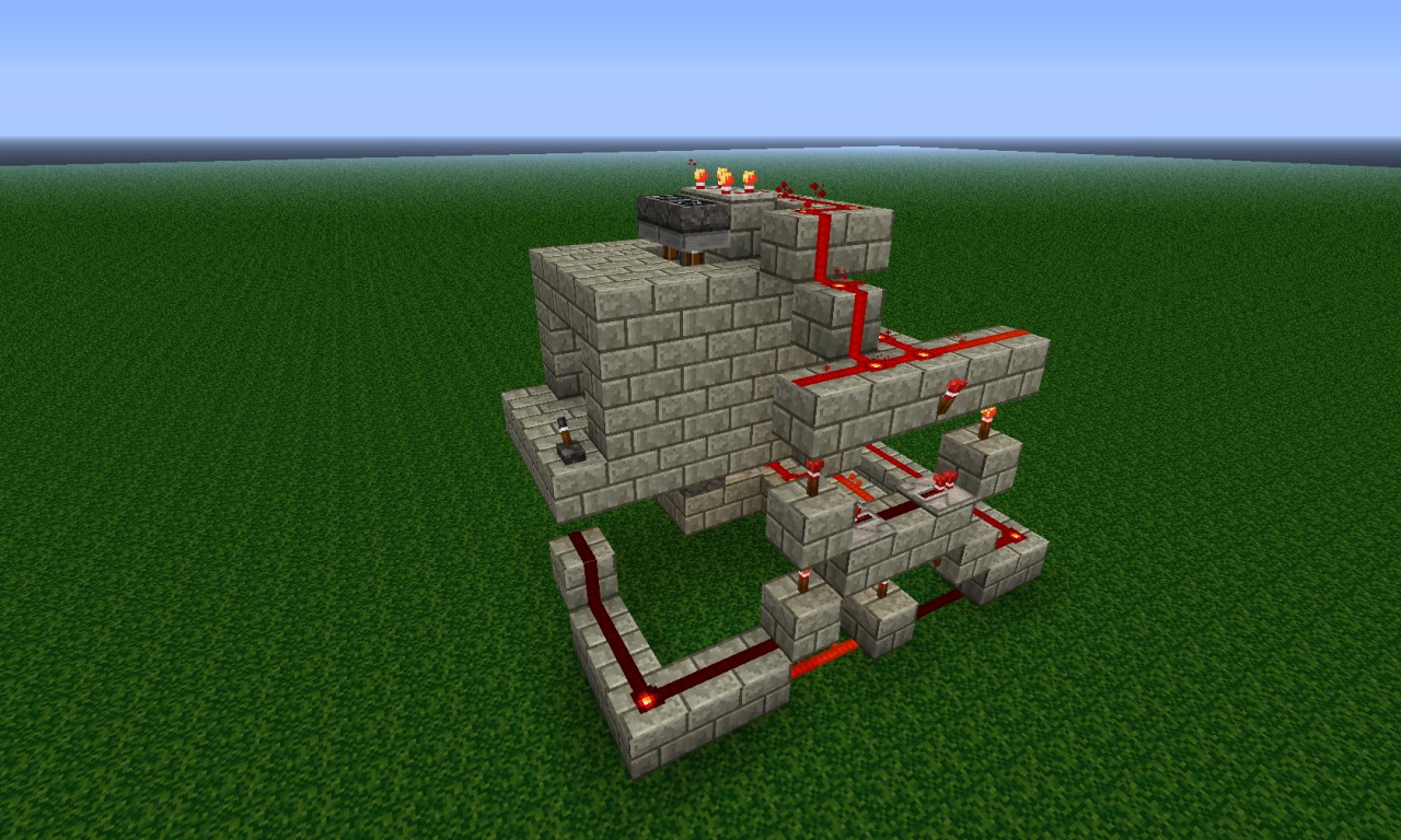 Vertical Piston Doors Minecraft Map