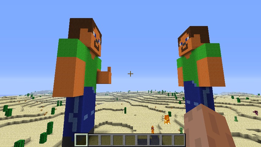 Giant Steve Minecraft Map