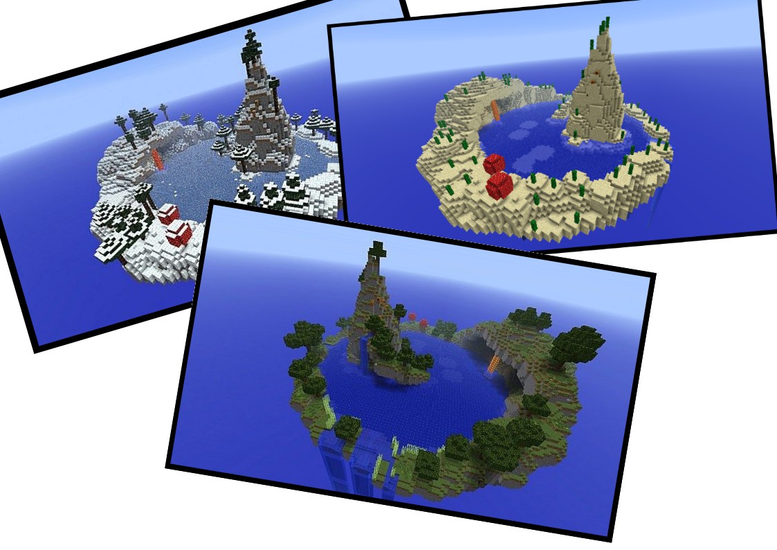Lake - *Now With 3 Versions* (Normal, Snow & Oasis) Minecraft Map