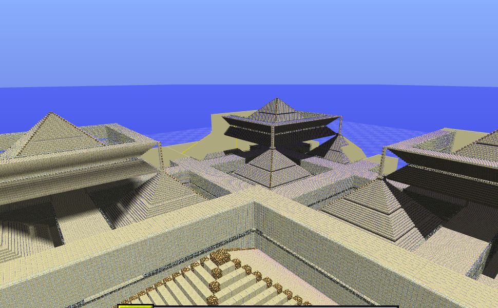 BIG Pyramide Structure + World Save File Minecraft Map