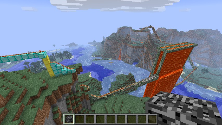 Crazy Rollercoaster Part 1: Rollercoaster of DOOM! Minecraft Map