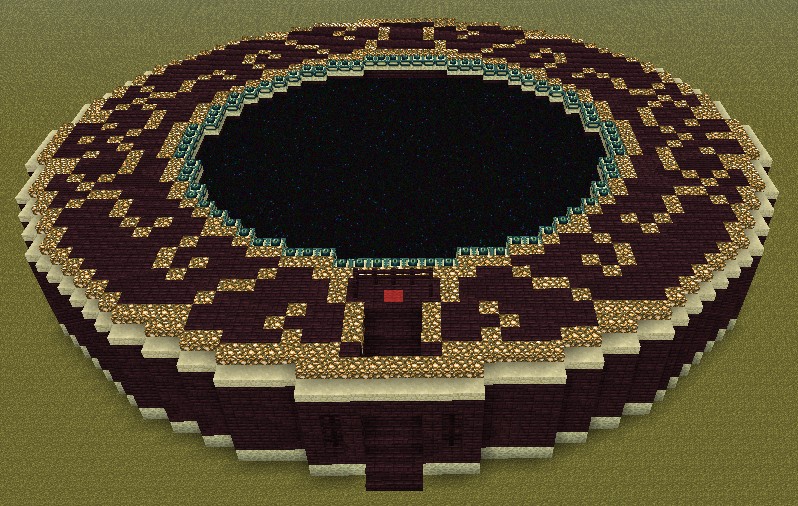 Giant Portal to THE END ! Minecraft Map