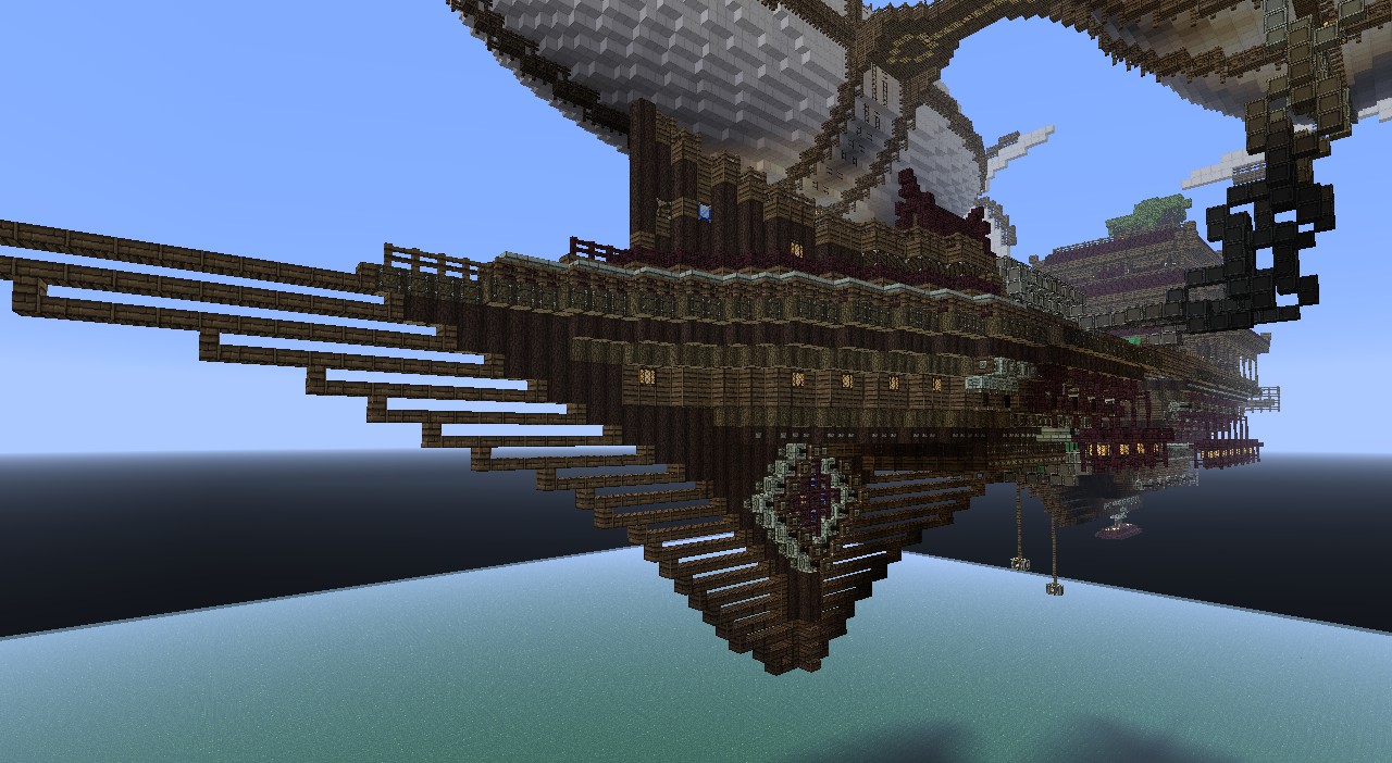 The Dreadnought - Skyfortress of the Dragon-Emperor Minecraft Map