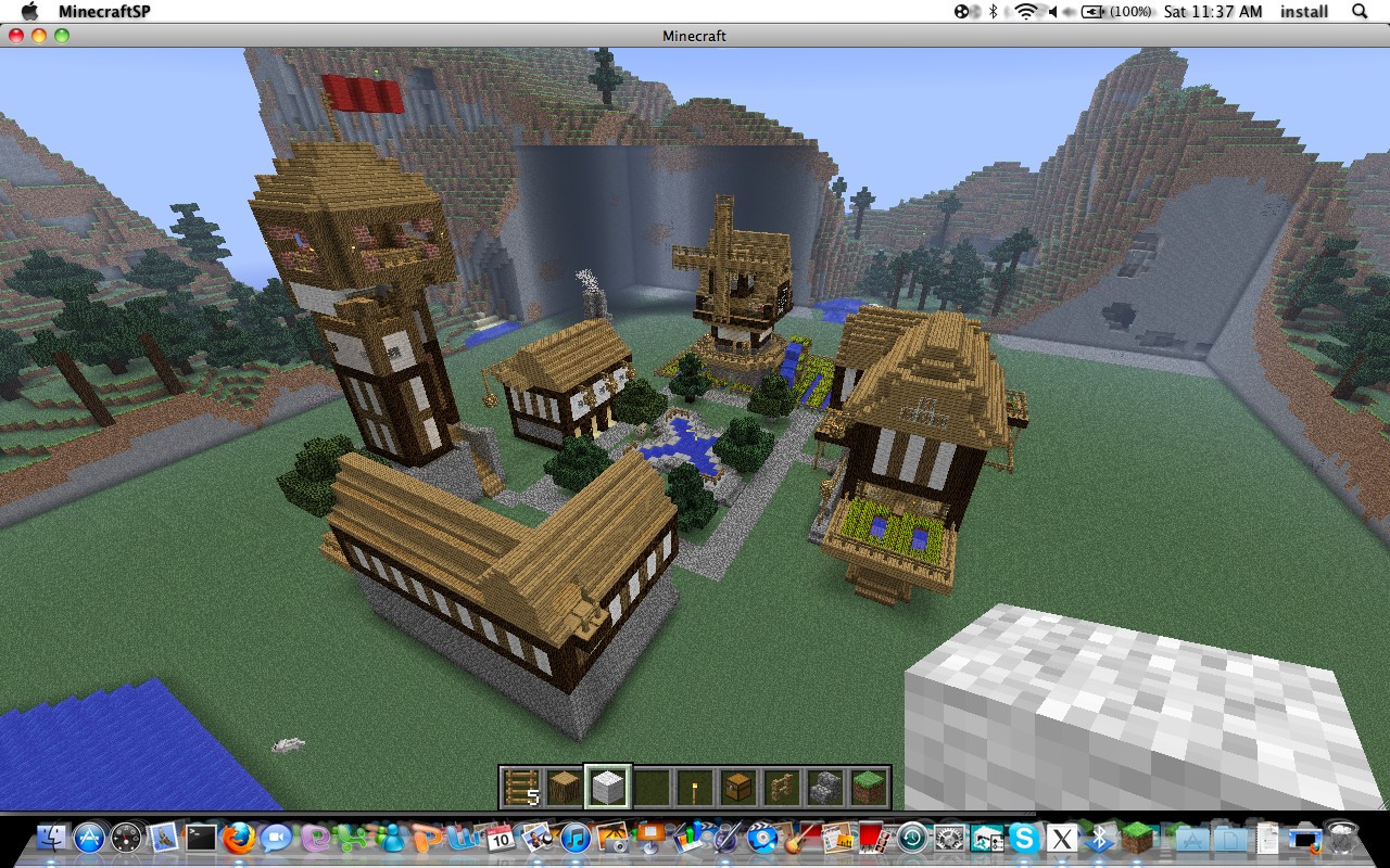 Medieval City Square Minecraft Map