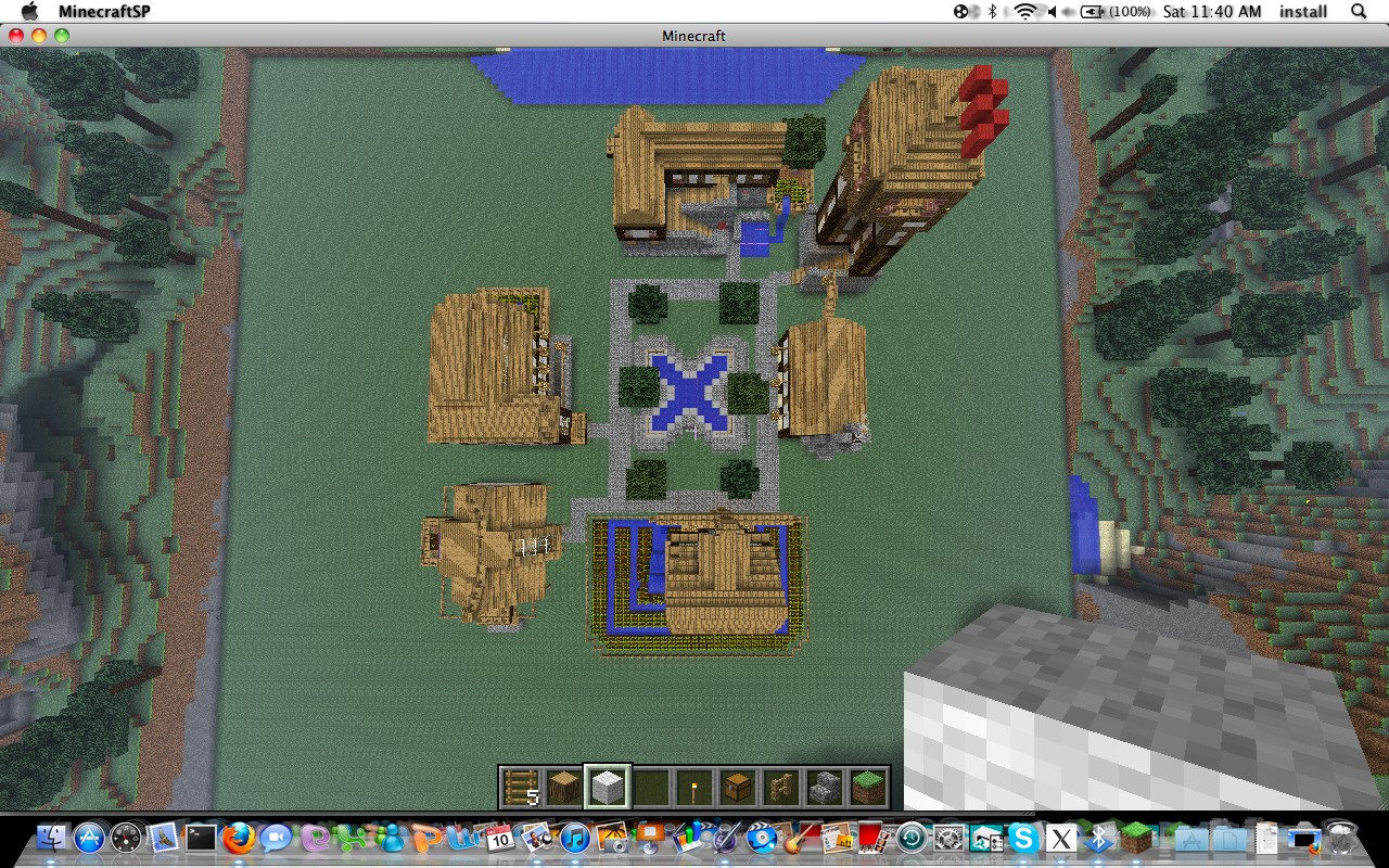 Medieval City Square Minecraft Map