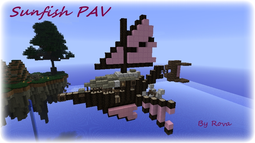 Sunfish Personal Air Vehicle (PAV) Minecraft Map