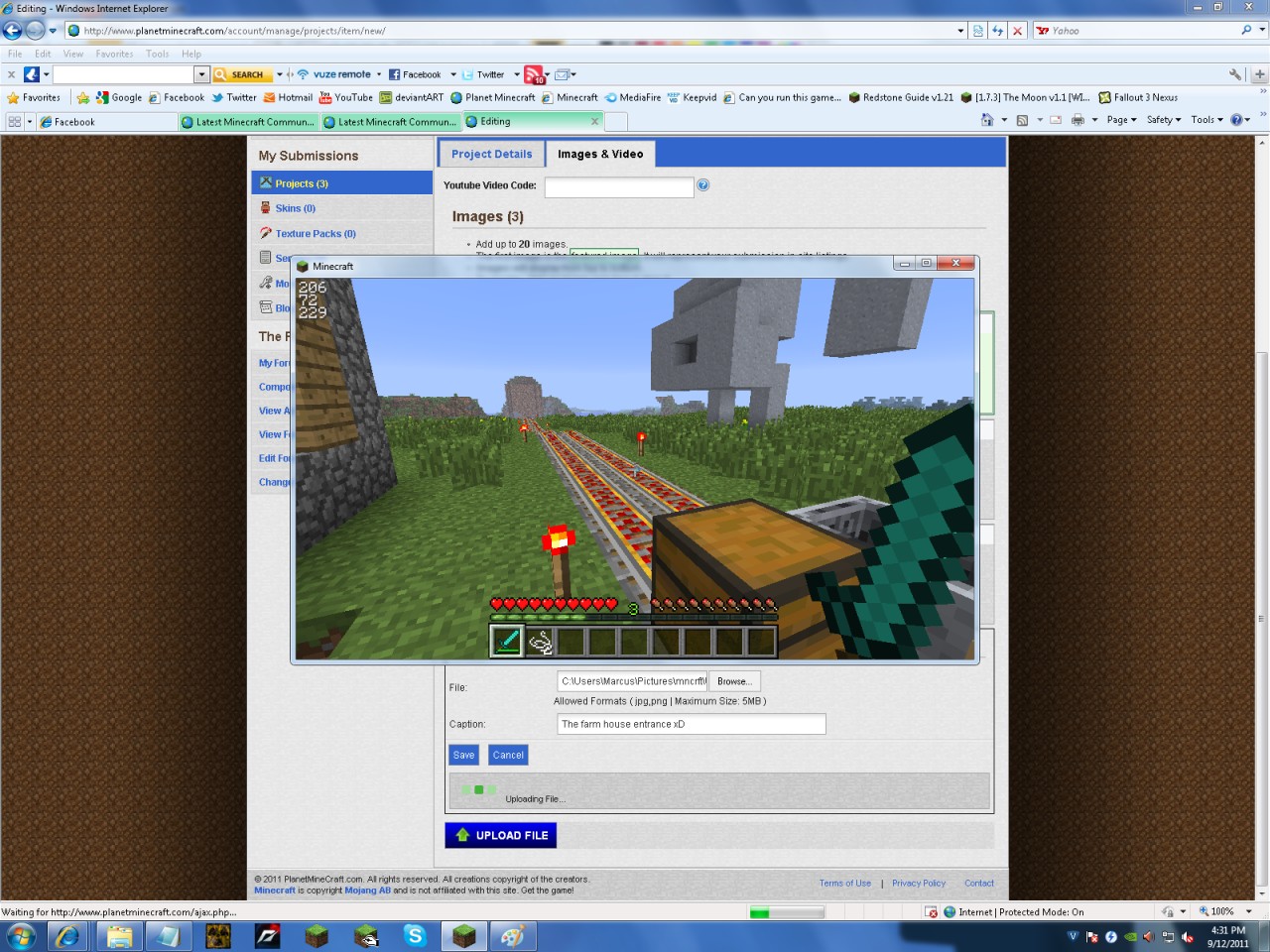 Expanded Village w/ House + Gold Temple + Epic Mountains Minecraft Map