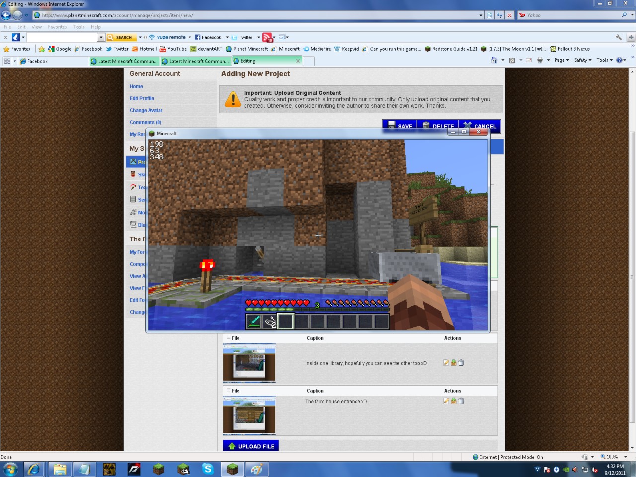 Expanded Village w/ House + Gold Temple + Epic Mountains Minecraft Map