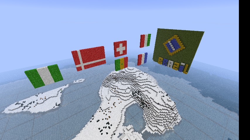 Flag of friendship V2 Minecraft Map